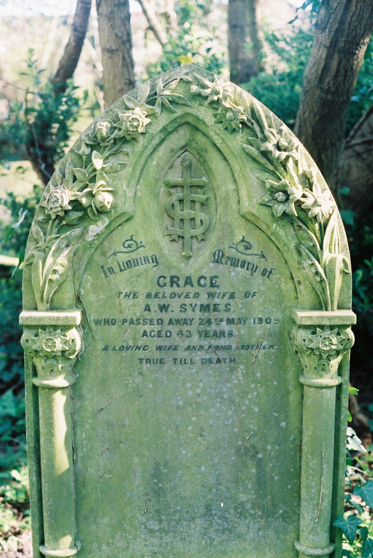 Top 10 Victorian cemetery symbols in Nunhead Cemetery – shadows fly away