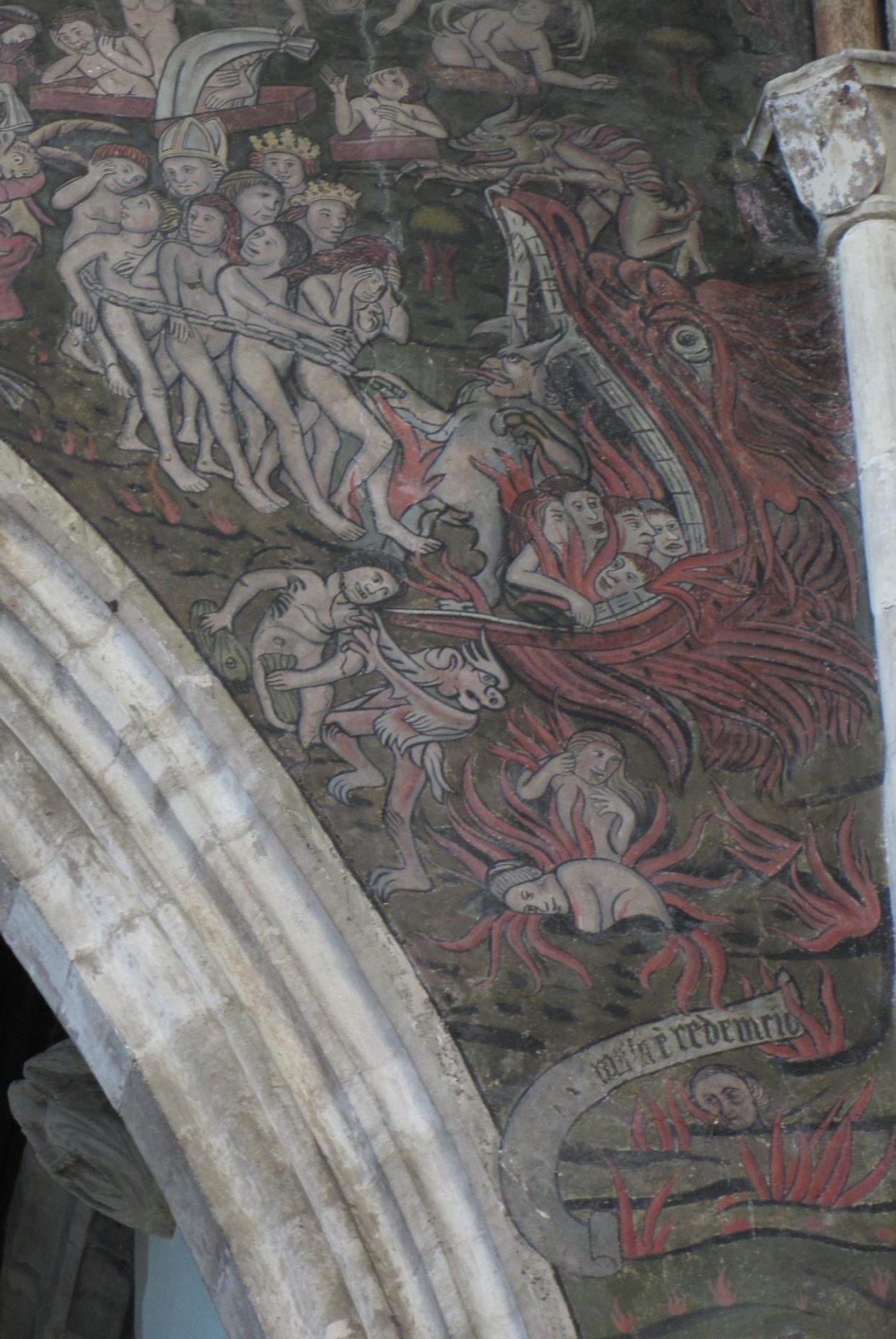 It’s behind you! – The Doom painting of Chaldon Church – shadows fly away