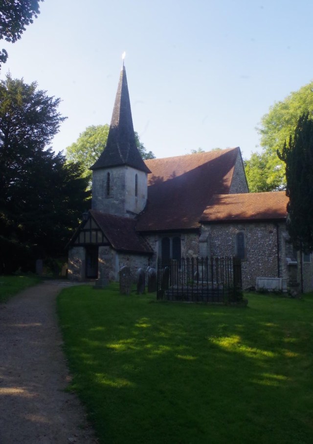 It’s behind you! – The Doom painting of Chaldon Church – shadows fly away